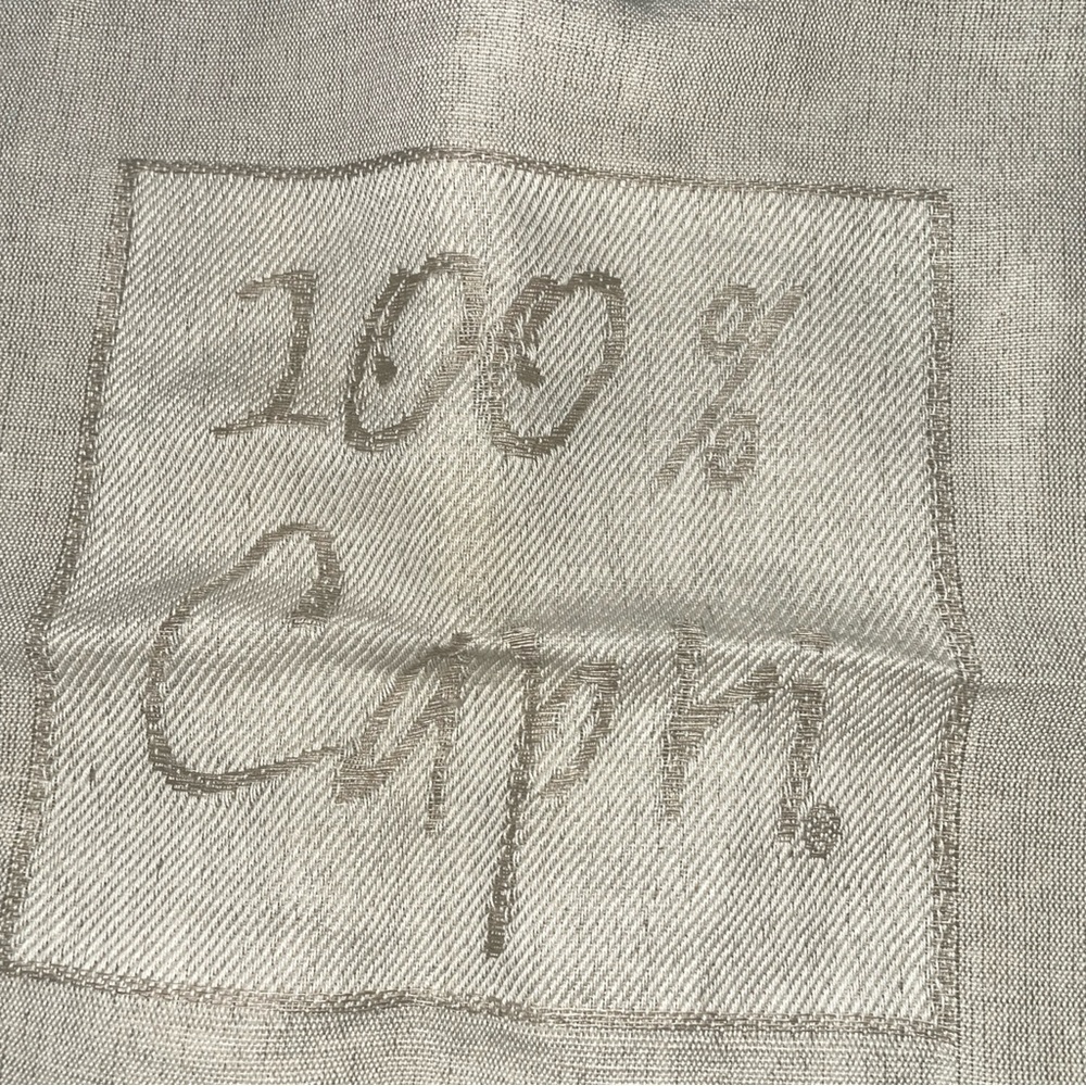 100% Capri Linen Fabric Tote Bag - Gem